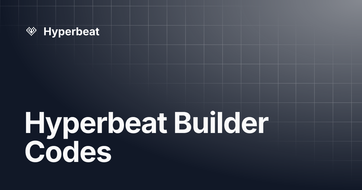 Hyperbeat Builder Codes | Hyperbeat